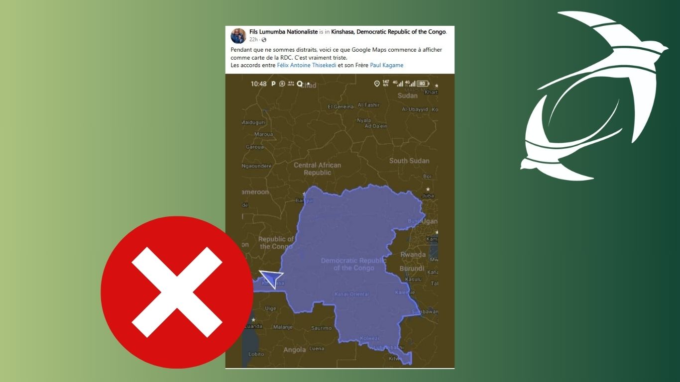 🎧 Non, la carte de la RDC n'a pas été modifiée sur Google Maps - Studio ...